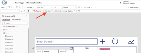 How to display multi-select selection fields from SharePoint in Power Apps - noprob.oit.digital