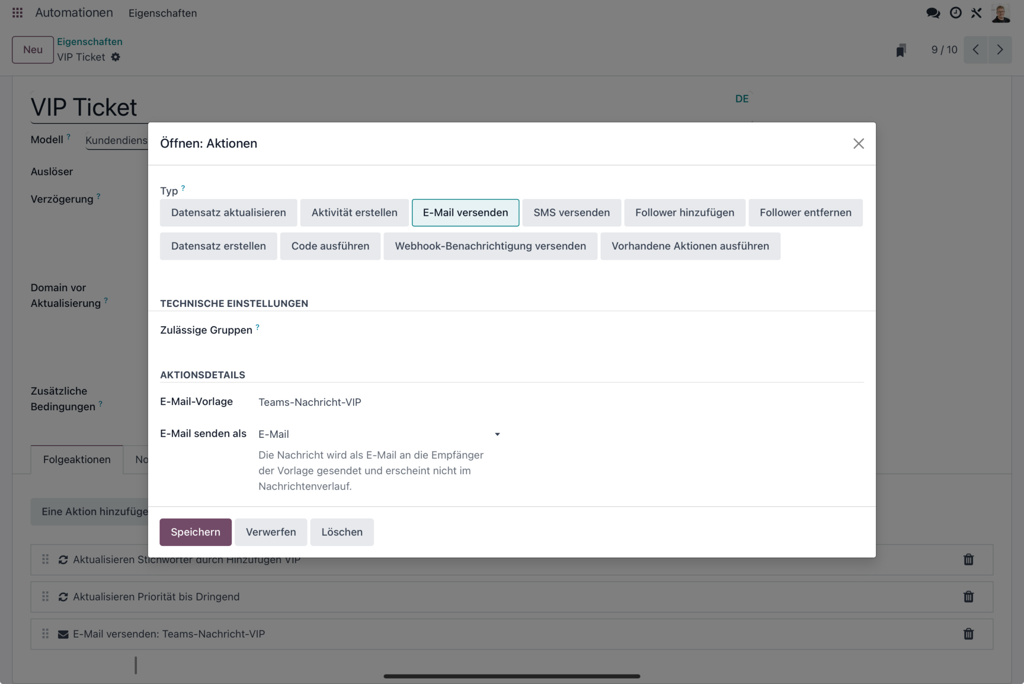 Send HTML-formatted emails in Odoo 18 (instead of webhooks for Microsoft Teams) 🚀 - noprob.oit ...